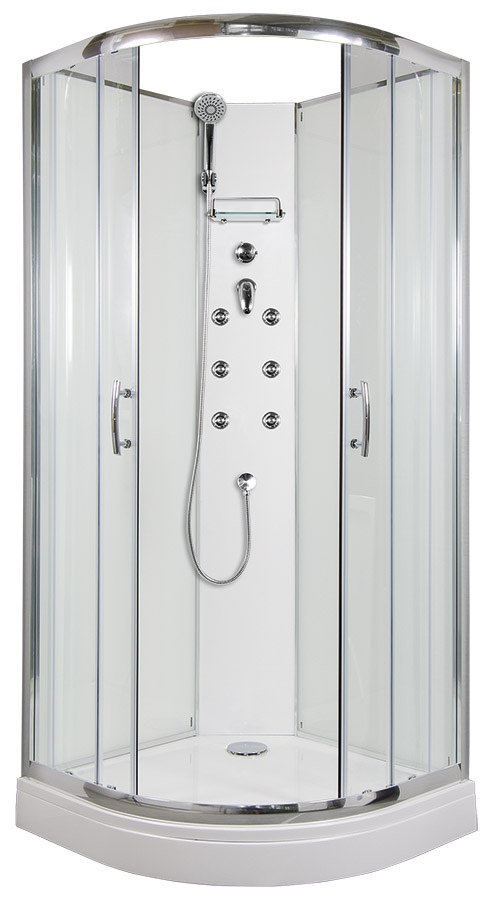 Sprchové boxy - Sprchové kouty s nízkou vaničkou čtvrtkruhová | Arttec.cz