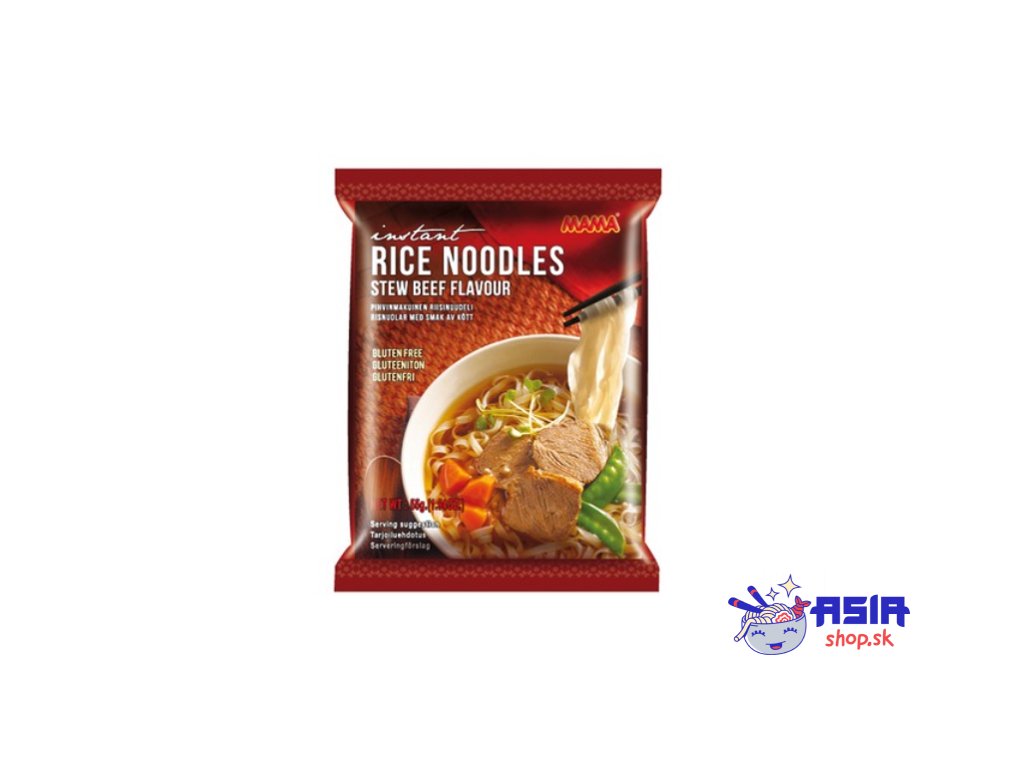 Mama - Rice Noodle - Beef 55g - Asiashop.sk