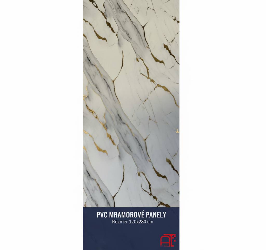 Biele PVC Obklady na Stenu