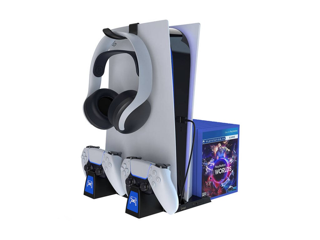 iPega PG-P5009 Multifunkčný stojan pre PS5 a príslušenstvo - ATECH.services s.r.o.