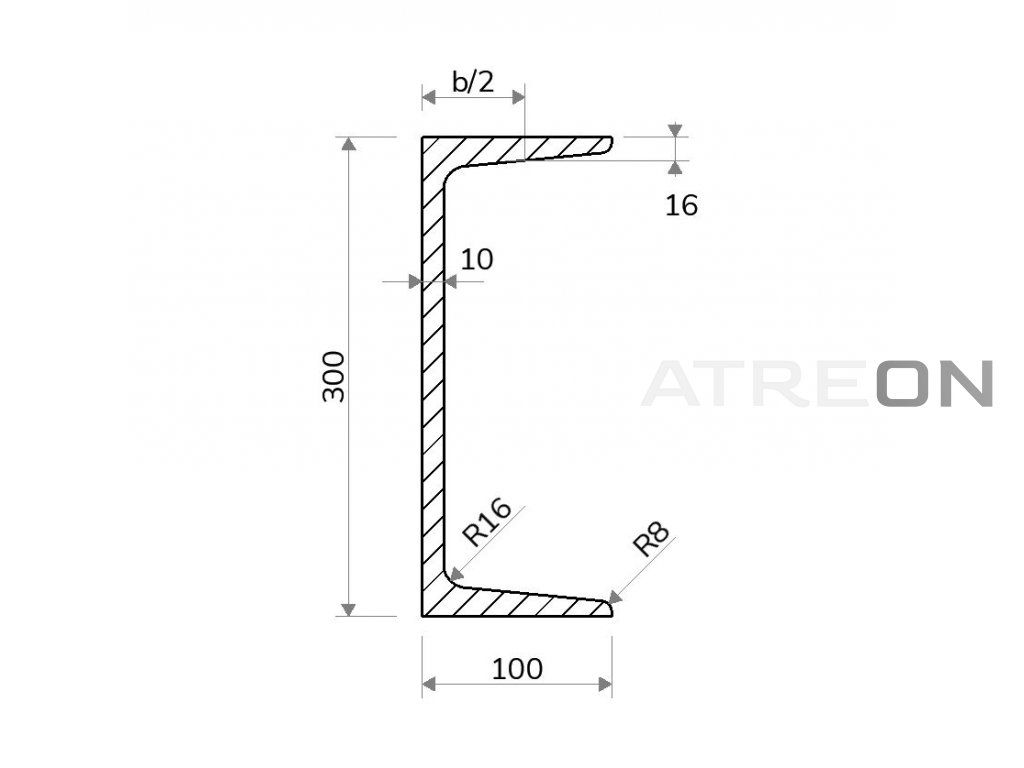 UPN 300 (U profil 300) | ATREON.cz