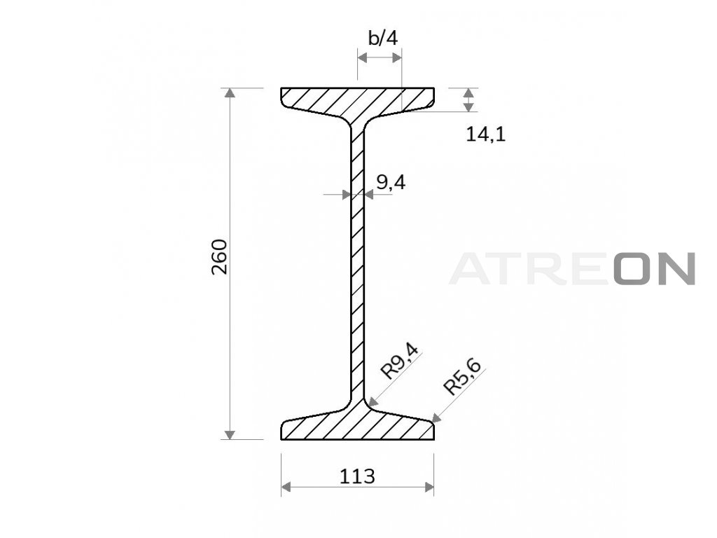 IPN 260 (I profil 260) | ATREON.cz