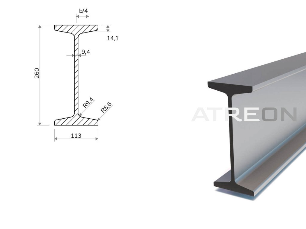 IPN 260 (I profil 260) | ATREON.cz