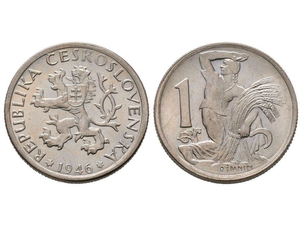 1 Koruna 1946 Aurea Numis S r o 1 Koruna 1946 Aurea Numis S r o