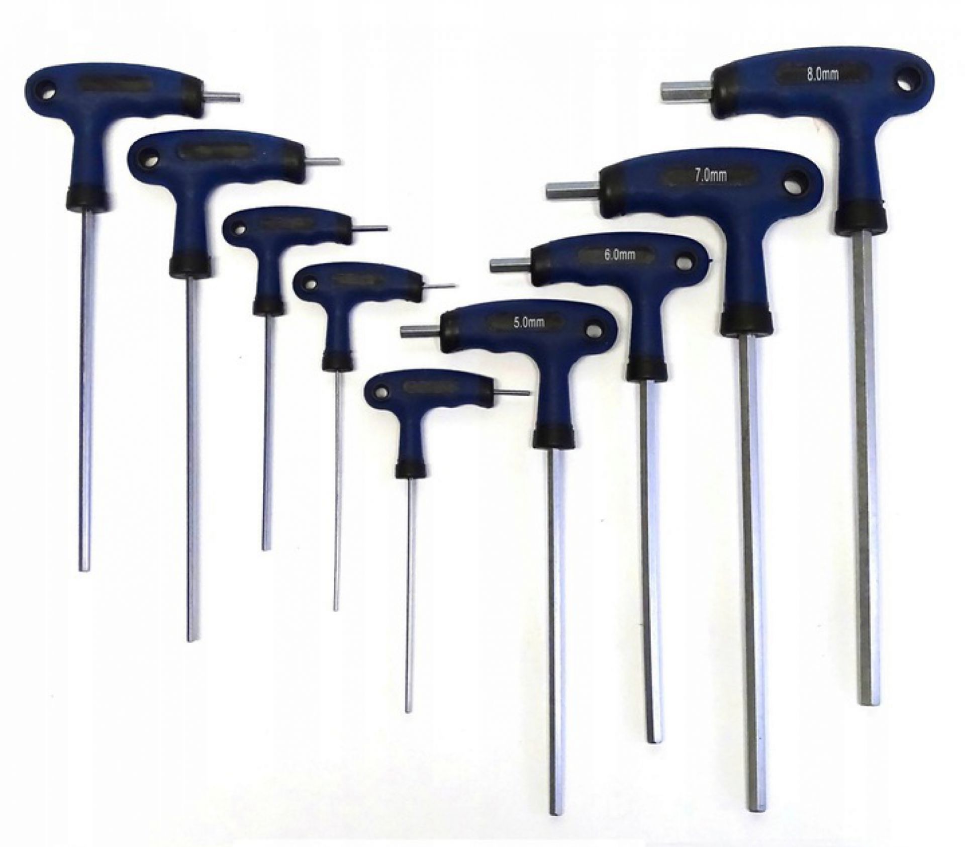 Imbus klíče typ T,sada 9ks 1.5-8.0 imbusových klíčů - autodílna-nářadí