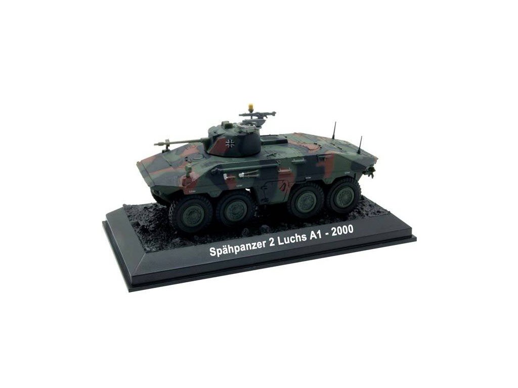 Spahpanzer 2 Luchs A1 2000 1:72 - Bojová Vozidla časopis s modelem #48 ...