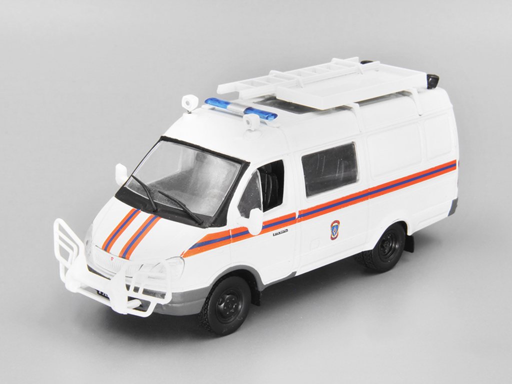 GAZ-2705 GAZel' MČS 1:43 - AUTO ve službě časopis s modelem #37 ...