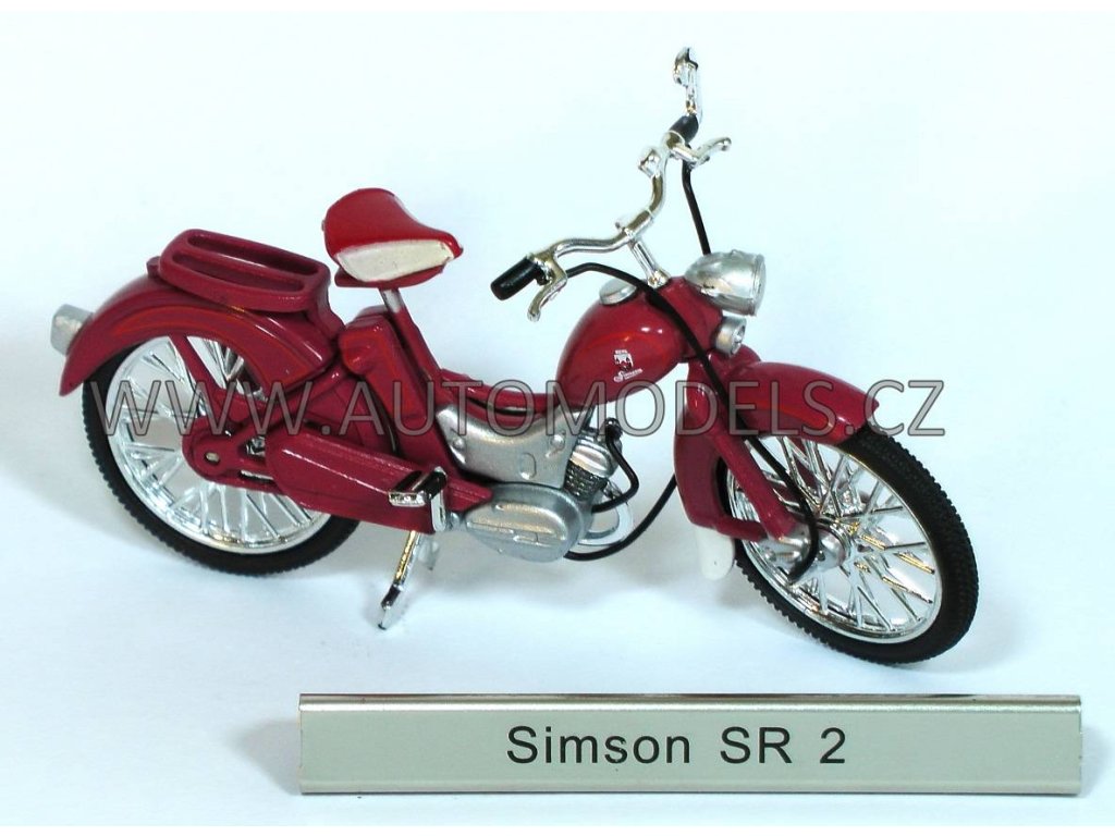 Simson SR 2 časopis s modelem - East European Motorbikes - Automodels.cz