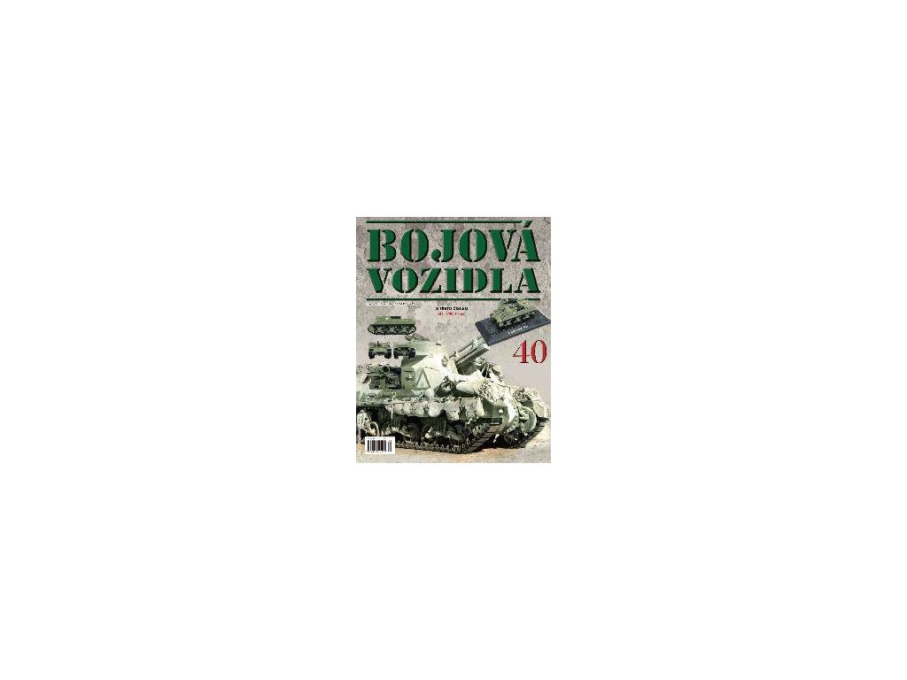 40 - M7 HMC Priest 1944 - Časopis Bojová vozidla - bez modelu - Automodels.cz