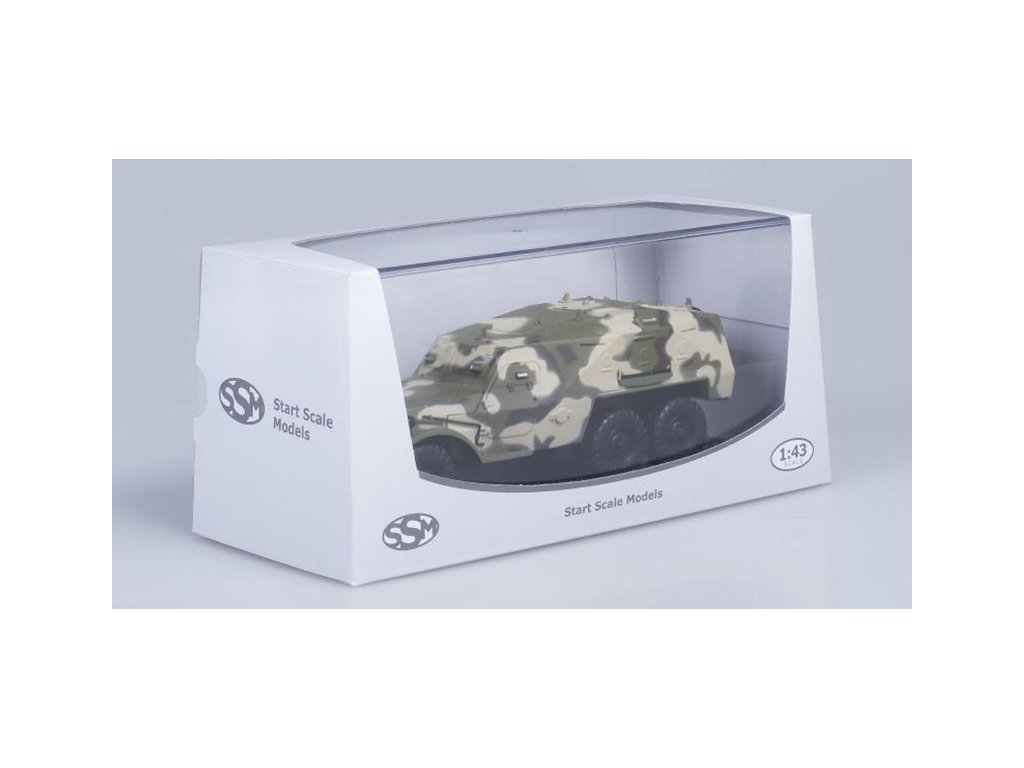 BTR-152K kamufláž 1:43 - Start Scale Models BTR 152 K - kovový model ...
