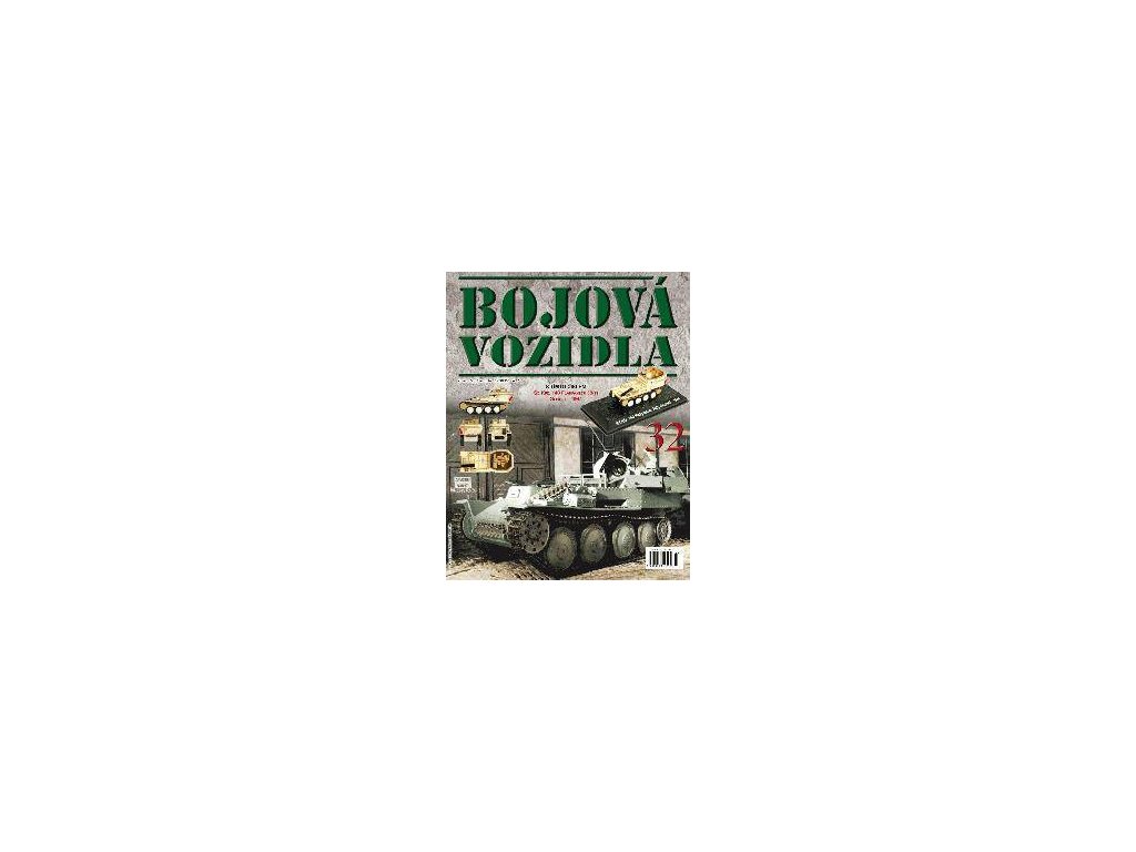 #32 Časopis Bojová vozidla bez modelu - SdKfz 140 Flakpanzer 38(t ...