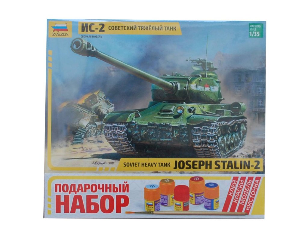 Dárková sada Tank IS-2 - 1/35 časopis se sadou - Automodels.cz