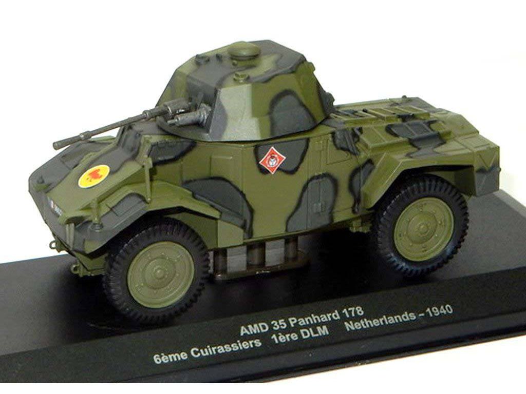 Panhard 178 AMD 35 Netherlands - 1940 1:43 časopis s modelem ...