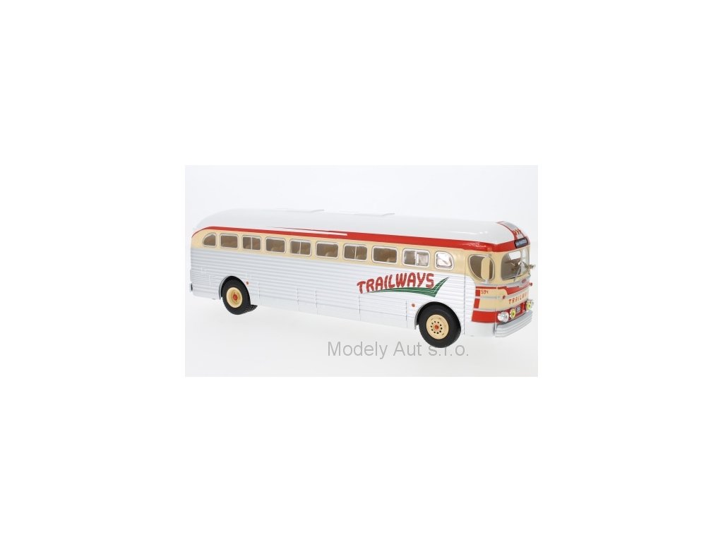 GMC PD-3751 Trailways - 1955 1:43 - IXO časopis s modelem - Automodels.cz