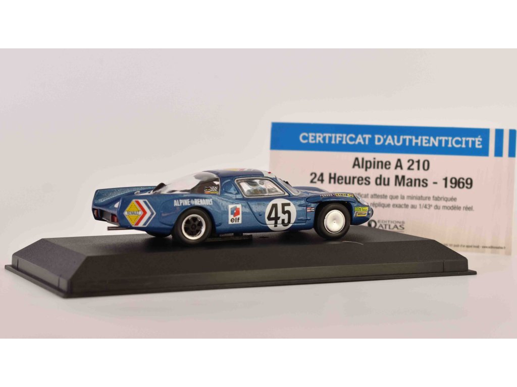 Renault Alpine A210 Gordini N45 24h Le Mans 1:43 - Atlas časopis s ...