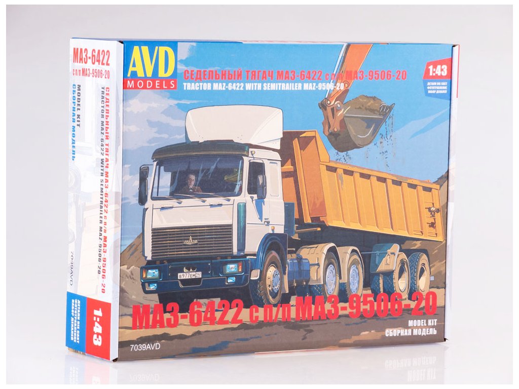 MAZ-6422 s návěsem MAZ-9506-20 1:43 - AVD - Automodels.cz