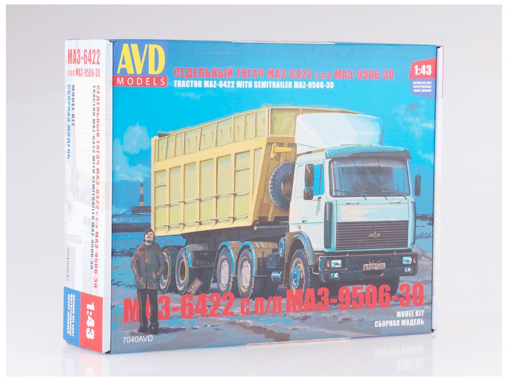 MAZ-6422 s návěsem MAZ-9506-30 1:43 - AVD - Automodels.cz