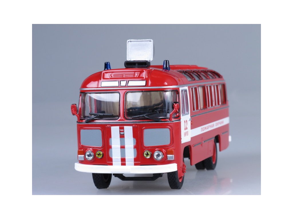 PAZ-672M hasičský 1:43 - Sovetskij avtobus - Automodels.cz