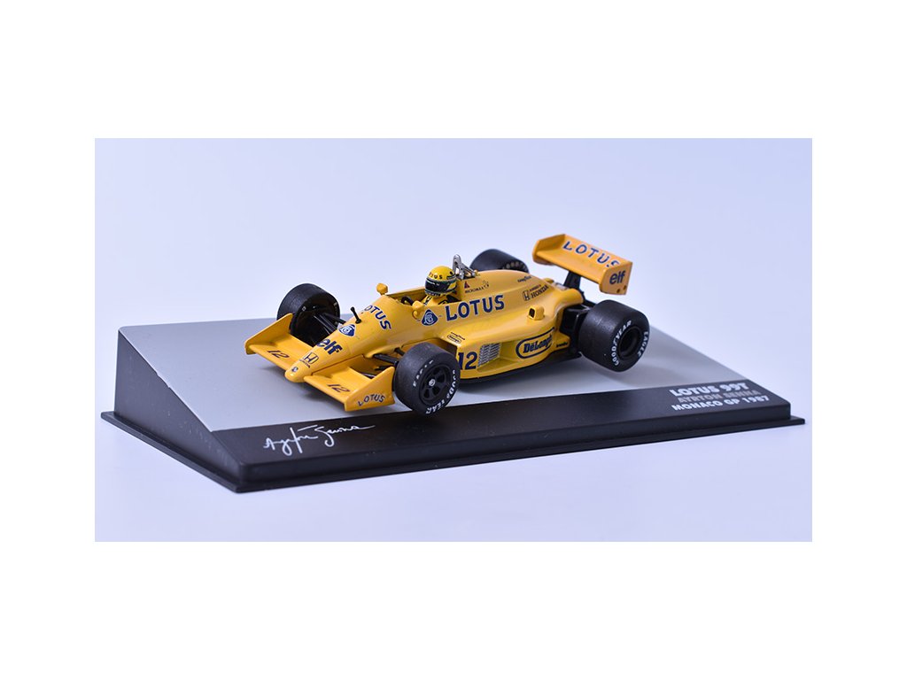 Lotus F1 99T N12 Monaco GP 1987 A. Senna 1:43 časopis AutoModels s modelem - Automodels.cz
