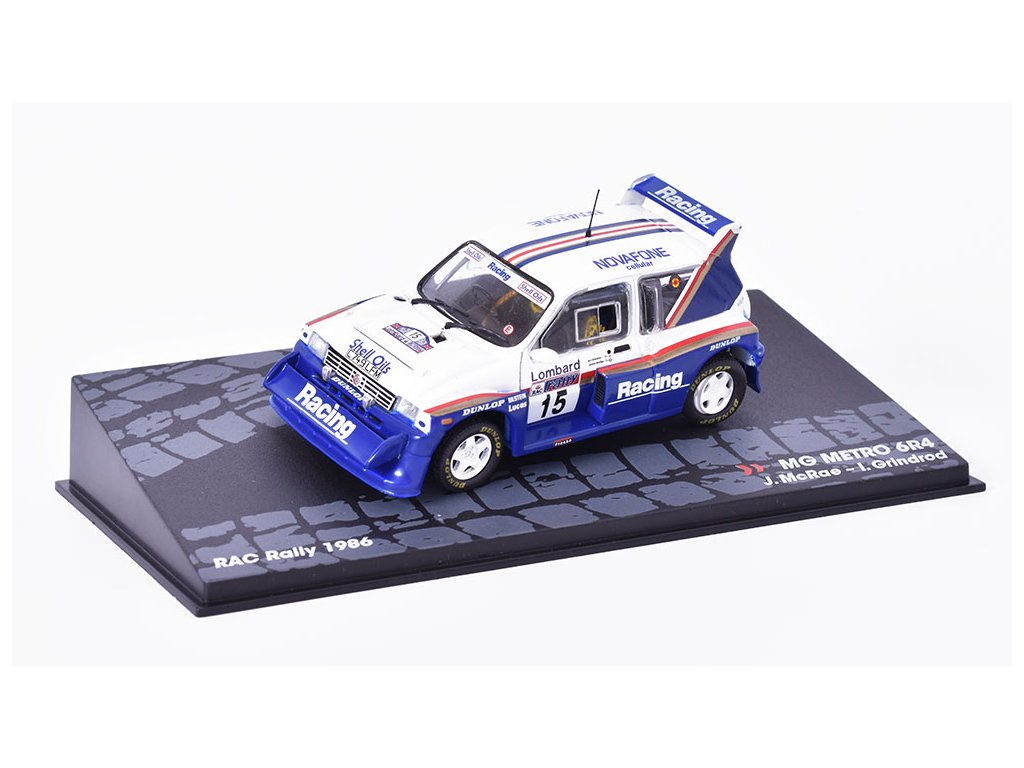 MG METRO 6R4, RAC Rally 1986 1:43 SpecialC. - časopis s modelem ...
