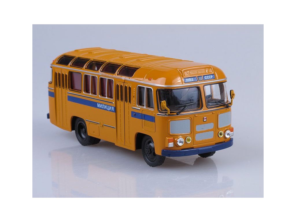 Paz-672M Policie -1:43 Sovetskij avtobus - Automodels.cz
