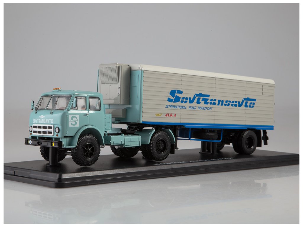MAZ-504A s přivěsem Alka N12CH Sovtransavto 1:43 - SSM - Automodels.cz