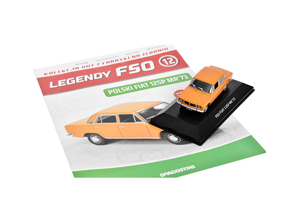 FSO Polski Fiat 125P MR 73 1:43 - DeAgostini Legendy FSO časopis s ...