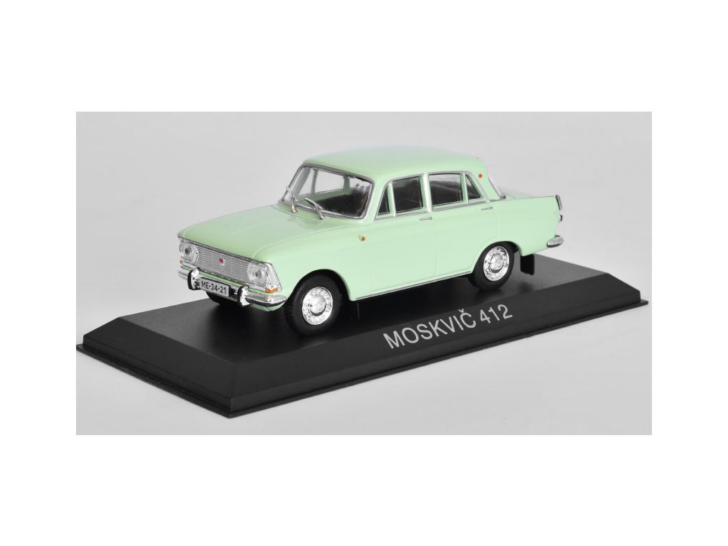 Moskvič 412 1:43 - Legendární automobily minulé éry časopis s modelem #50 BAZAROVÉ ZBOŽÍ ...