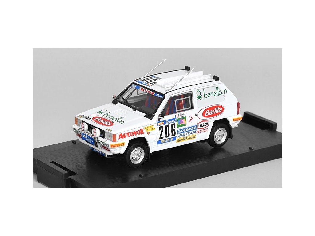 Fiat Panda 4X4 #206 Rally Paris Dakar 1984 Mariane/Evelyne 1:43 - Brumm ...