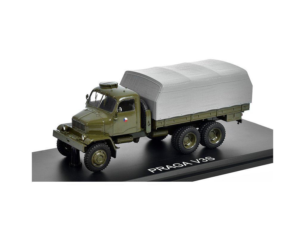Praga V3S Valník s plachtou 1:43 - Premium ClassiXXs - Automodels.cz