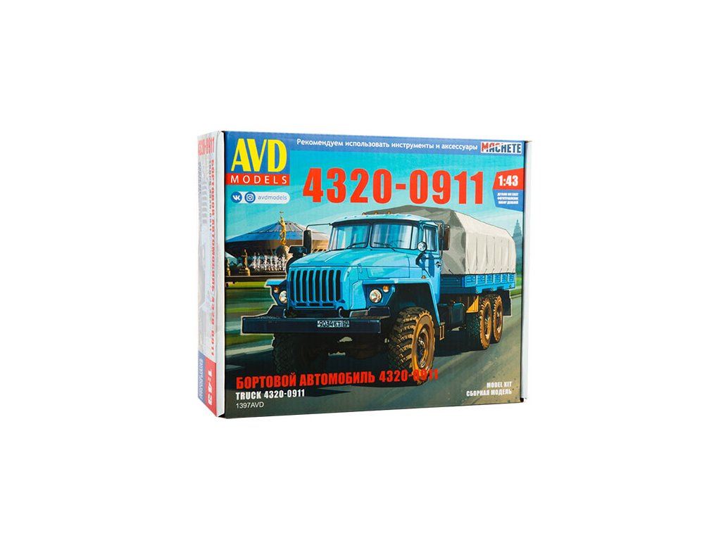 URAL 4320-0911 1:43 - AVD - Automodels.cz