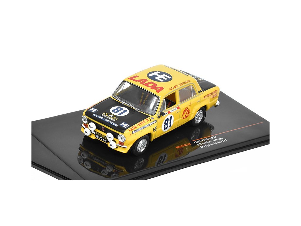 Lada 1600 R #81 VAZ-2101 Acropolis Rally 1977 Brundza / Brum 1:43 - IXO ...
