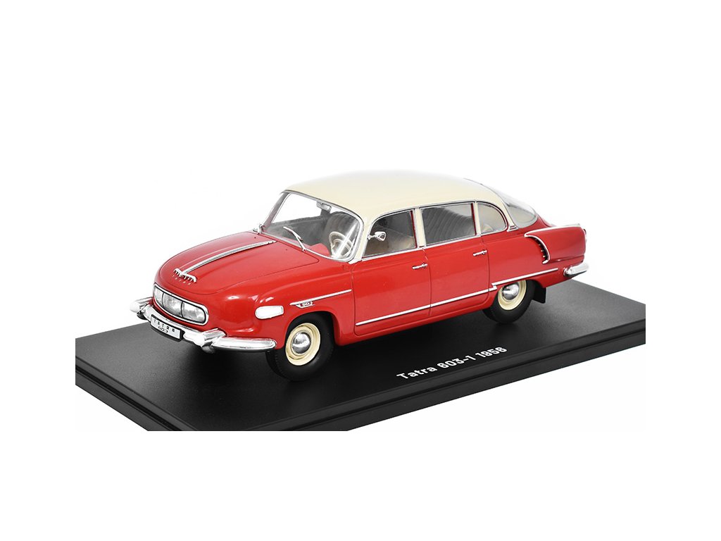 Tatra 603-1 1956 1:24 - Hachette časopis Samochody PRL s modelem #80 ...