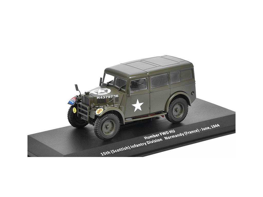 Humber FWD HU 1944 1:43 - časopis Samochody Wojskowe s modelem #44 BAZAROVÉ ZBOŽÍ - Automodels.cz