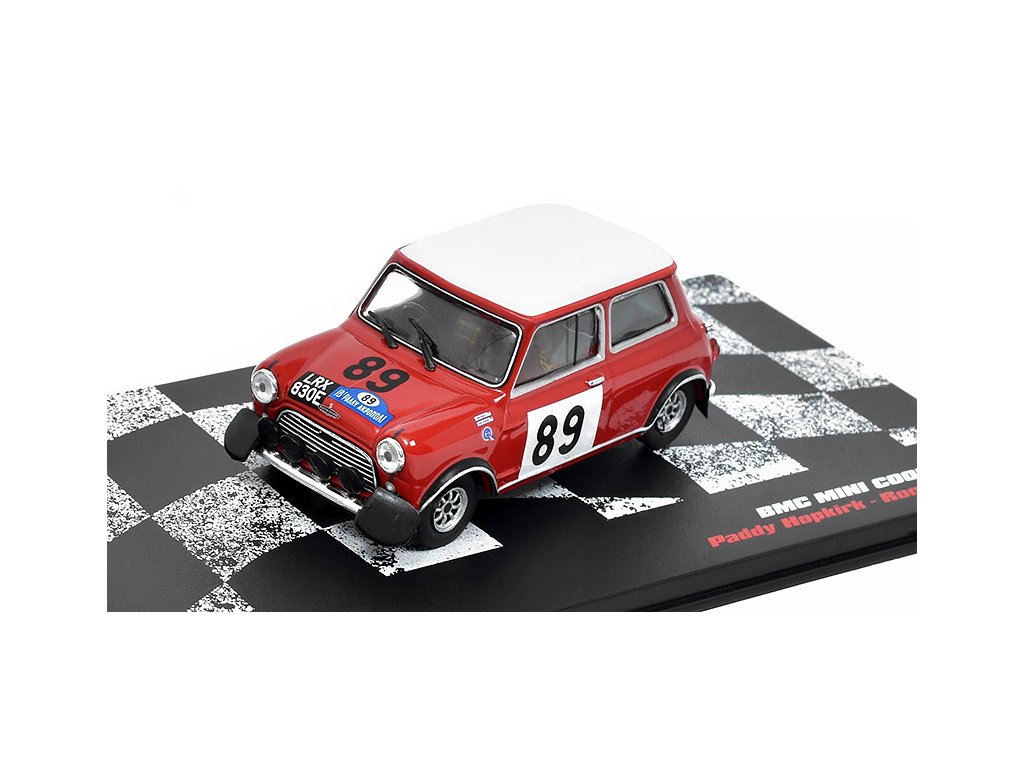 BMC Mini Cooper S #89 Acropolis Rally 1967 1:43 DeAgostini časopis s ...