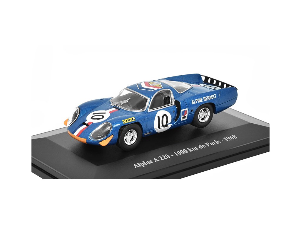 Renault Alpine A 220 #10 1000 km de Paris 1968 1:43 - Eligor časopis s modelem - Automodels.cz