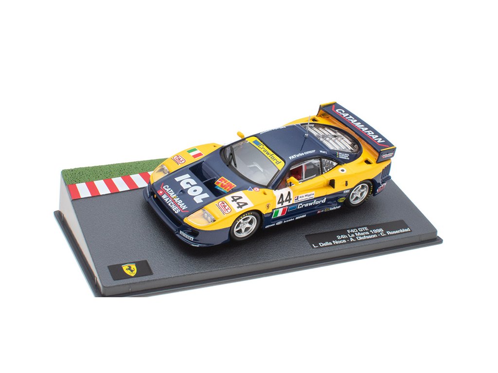 Ferrari F40 GTE #44 24h Le Mans 1996 1:43 - SpecialC časopis s modelem ...