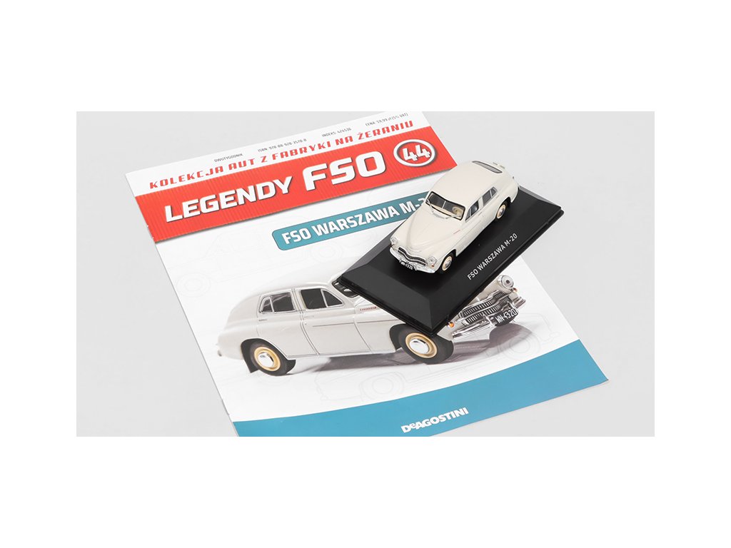 FSO Warszawa M-20 1:43 - DeAgostini Legendy FSO časopis s modelem #44 - Automodels.cz