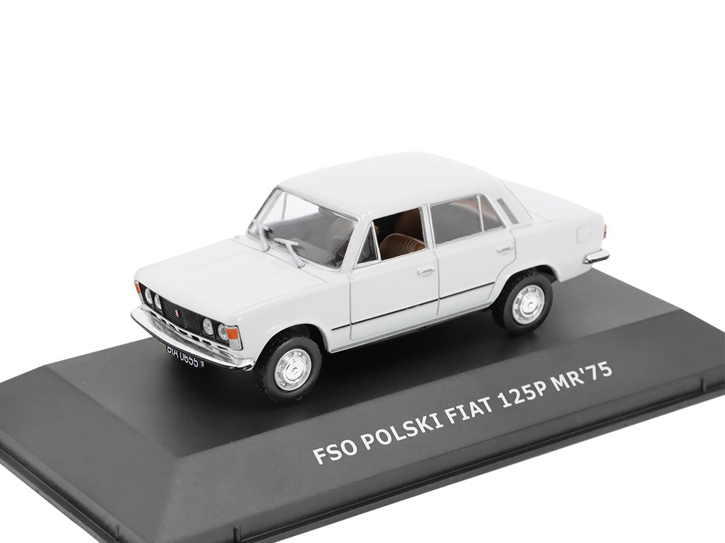 FSO Polski Fiat 125P MR75 1:43 - DeAgostini Legendy FSO časopis s ...