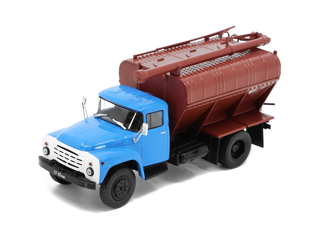 ZIL-130 ZSK-100 1:43 - Kultovní náklaďáky minulé éry časopis s modelem #27 - Automodels.cz