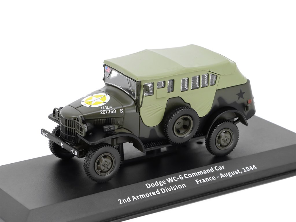 Dodge WC-6 Command Car France 1944 1:43 - časopis Samochody Wojskowe s ...