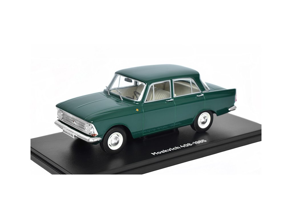 Moskvič 408 1965 1:24 - Hachette časopis Samochody PRL s modelem #20 ...