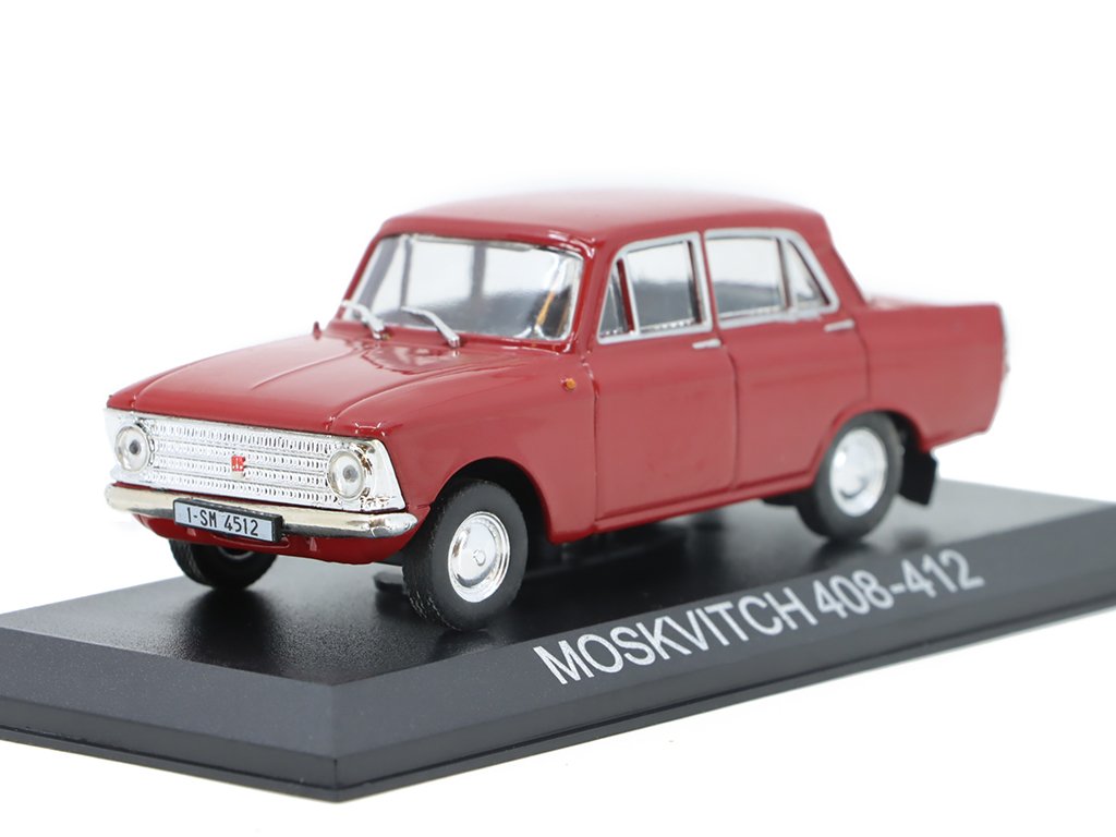 Moskvič 408-412 1:43 Deagostini časopis s modelem BAZAROVÉ ZBOŽÍ ...