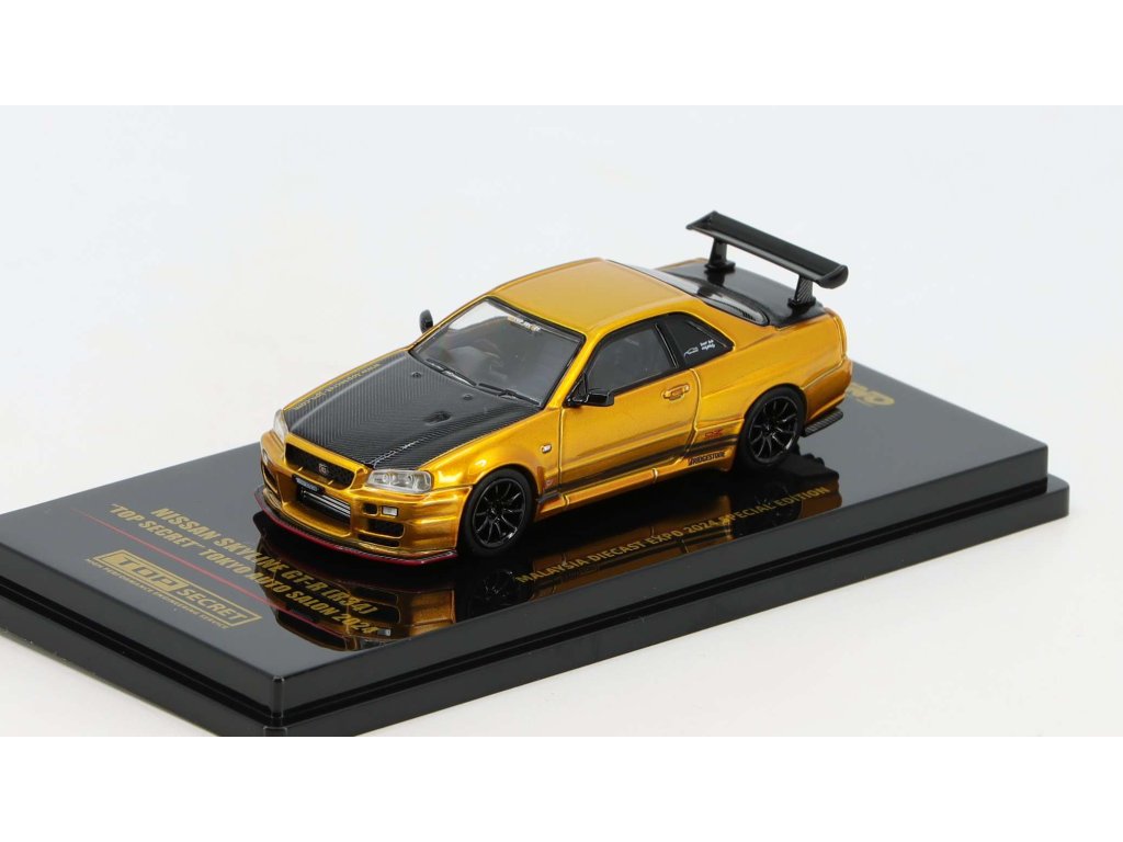 Nissan Skyline GT-R (R34) Top Secret RHD 2024 1:64 - INNO Models ...