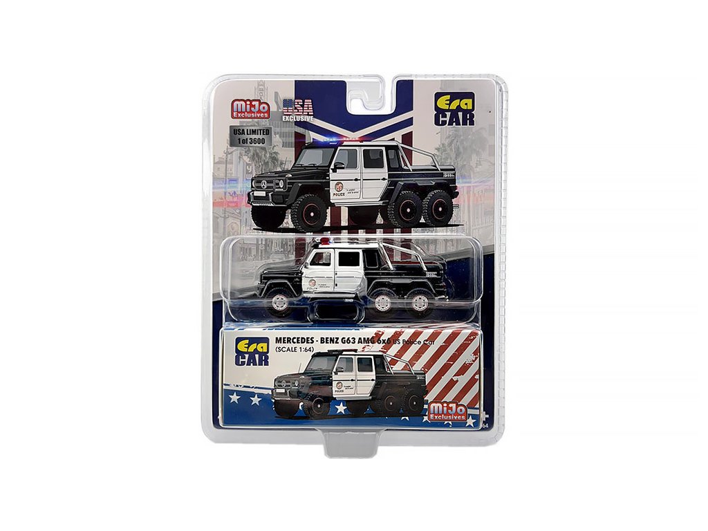 Mercedes-Benz G63 AMG 6x6 US Police 1:64 - Era Car - Automodels.cz