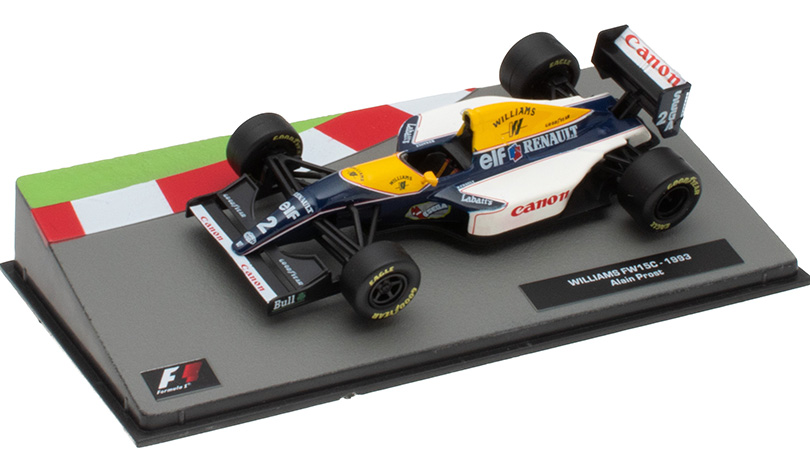 Williams FW15C 1993 Alain Prost 1:43 - Formula 1 Cars časopis s modelem ...