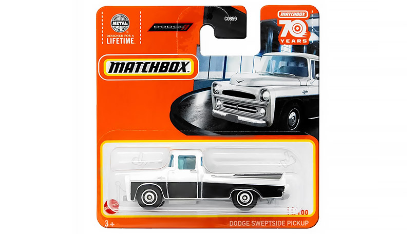 Dodge Sweptside Pick-Up 1957 1:64 - MATCHBOX - Automodels.cz
