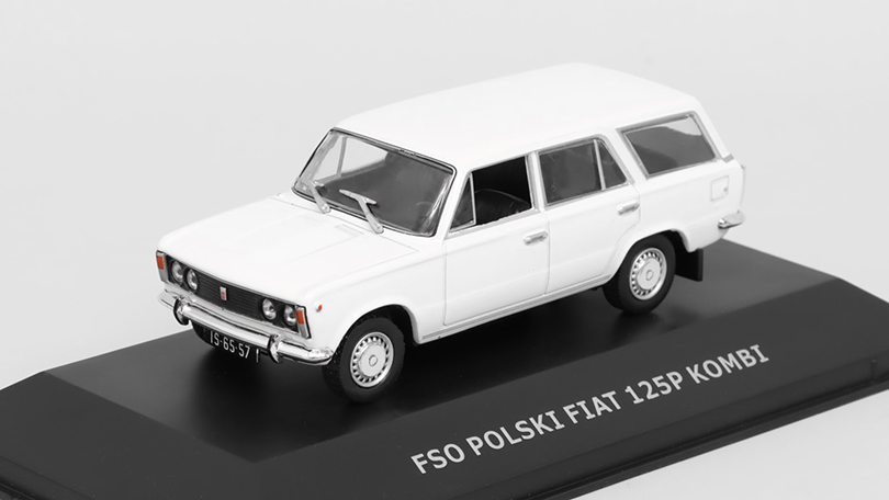 FSO Polski Fiat 125P Kombi 1:43 - DeAgostini Legendy FSO časopis s ...