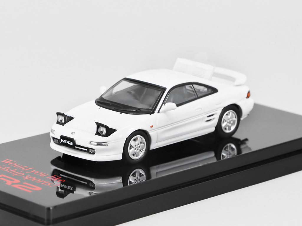 Toyota MR2 SW20 GT-S Open Headlights 1996 bílá 1:64 - Hobby Japan ...