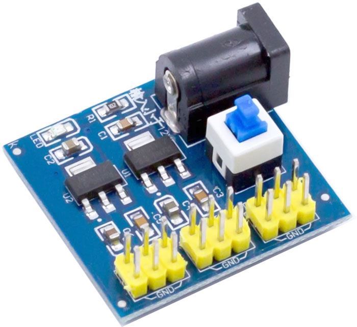 Napájecí modul 5V/3,3V/12V pro Arduino - Autonar.cz